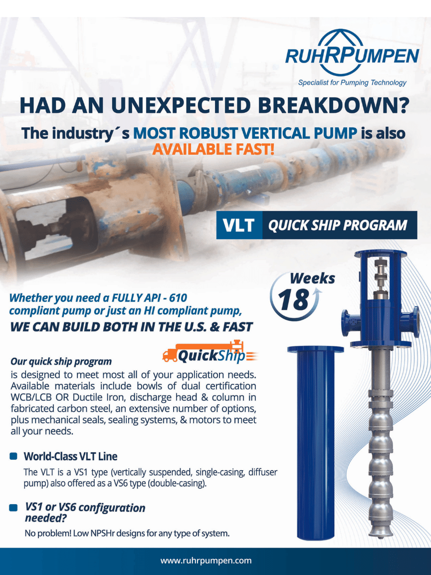 Ruhrpumpen - Specialist for Pumping Technology | Pump Manufacturer