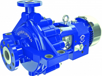Horizontal Overhung Centrifugal Pumps, Single Stage, In-Line, API compliant
